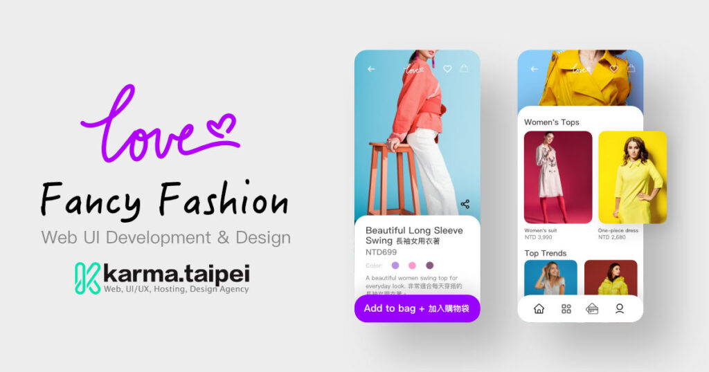 Fancy Fashion UI Design